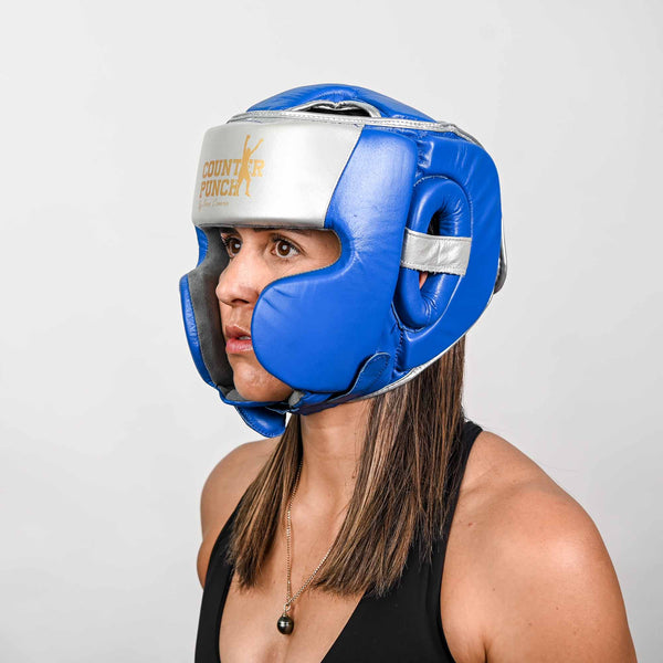 Premium Leather Cheek Protector Headgear - counterpunch.co.nz