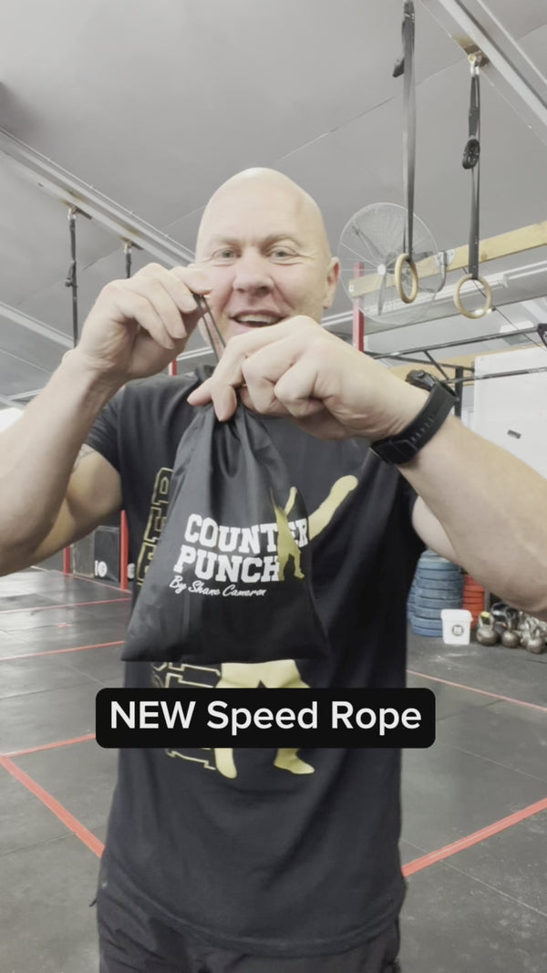 Shane Cameron Self-Locking Adjustable Speed Rope - counterpunch.co.nz